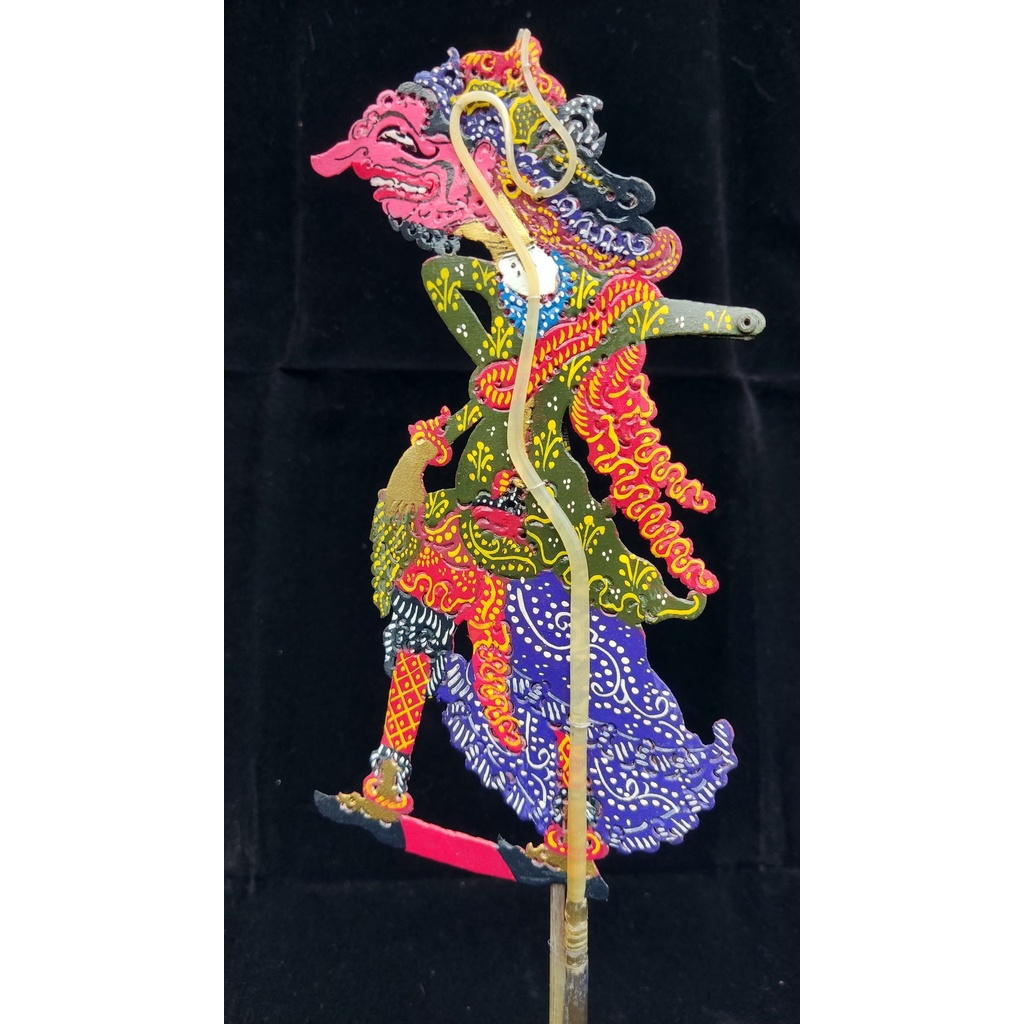 Jual Wayang Kulit Ukuran Mini, Durna, tinggi dengan gagang 28cm ...