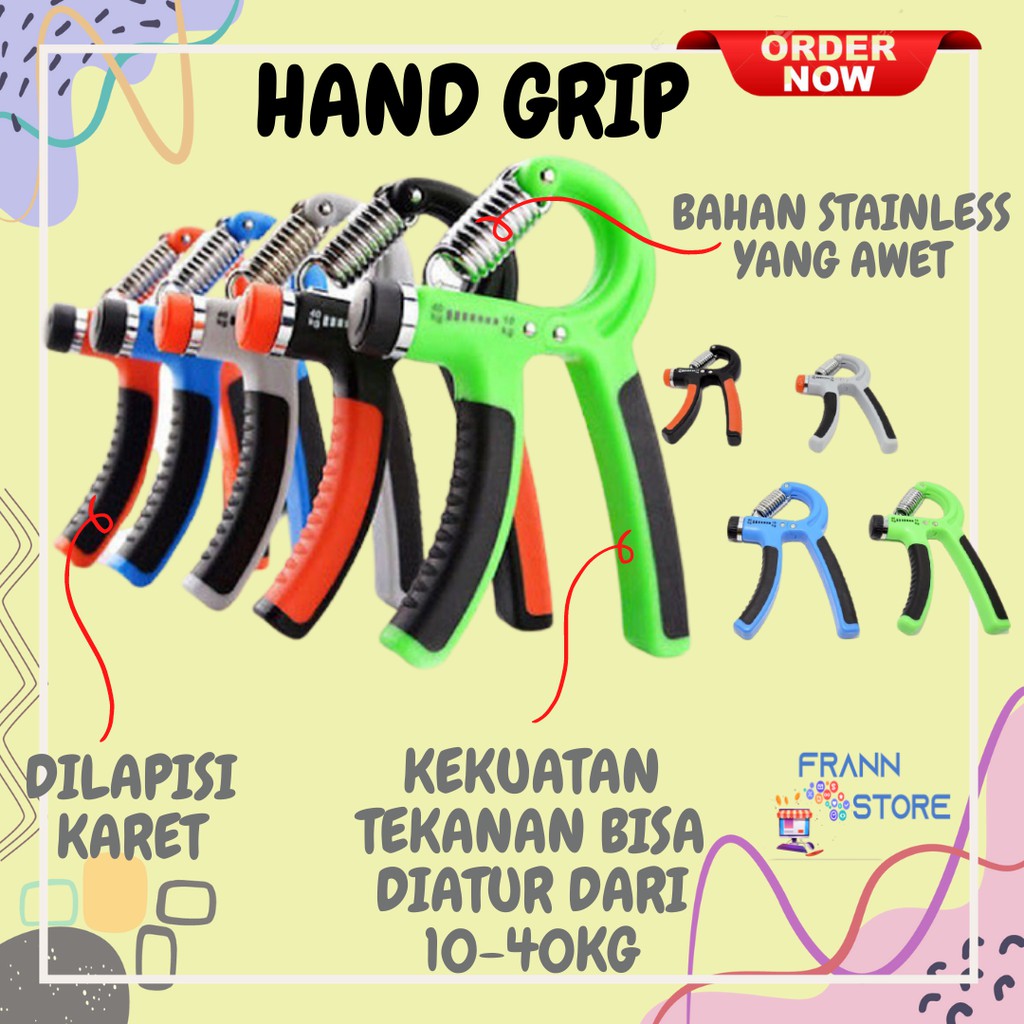 Jual Hand Grip Handgrip Alat Olahraga Tangan Alat Fitness Fitnes Lengan ...