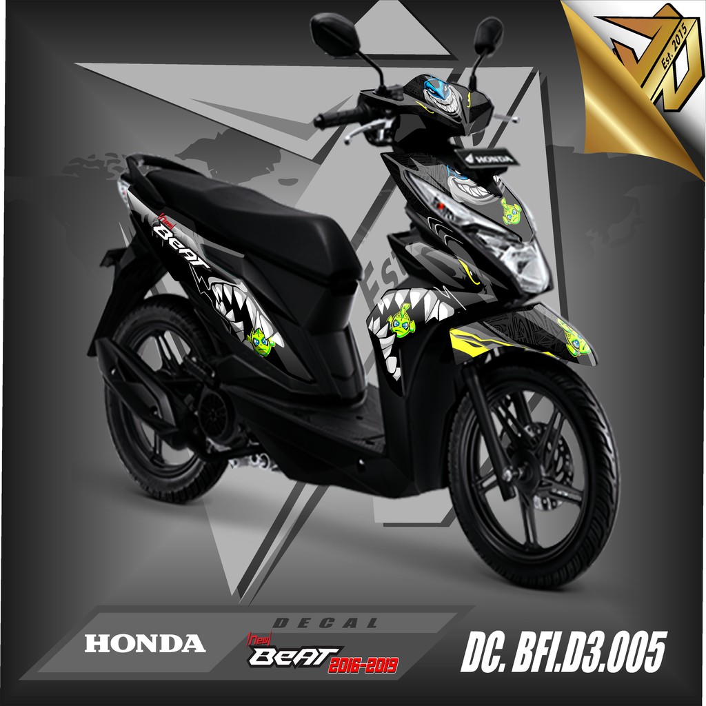 Jual Decal Stiker Motor BEAT FI NEW Full Body stiker - Sticker dekal ...