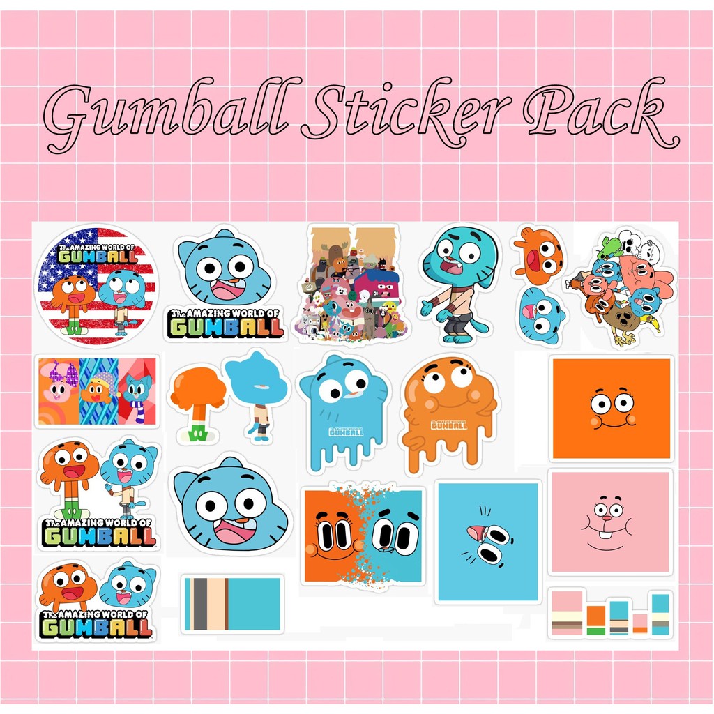 Jual Gumball sticker pack | Shopee Indonesia