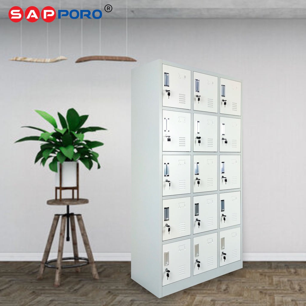 Jual SAPPORO KOLN 15 - Loker Besi 15 Pintu | Steel Locker 15 Doors ...