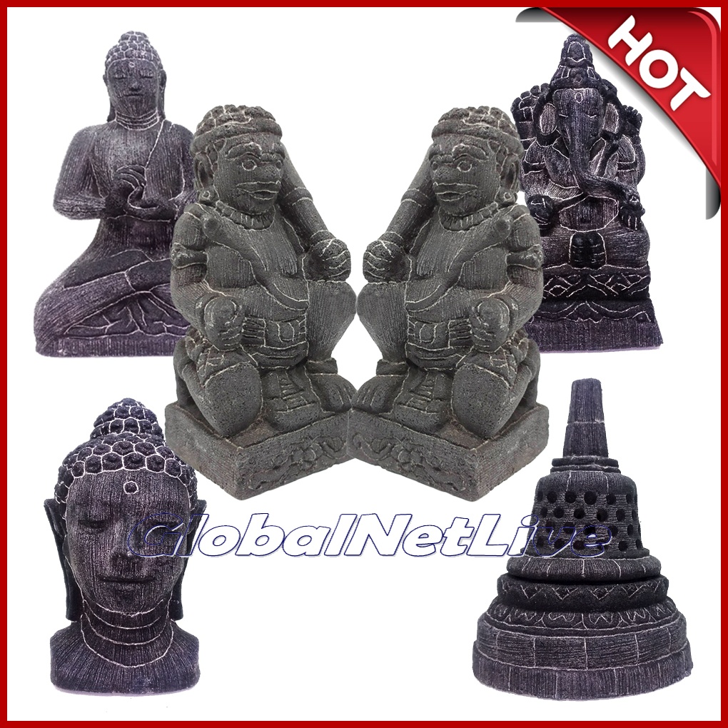 Jual Miniatur Patung Arca Batu T13 Ganesha, Budha, Kepala Budha, Stupa ...