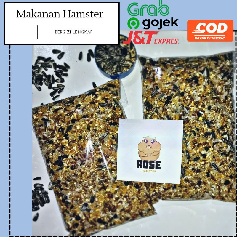 Jual makanan hamster 1kg murah lengkap / pakan hamster 1kg murah ...