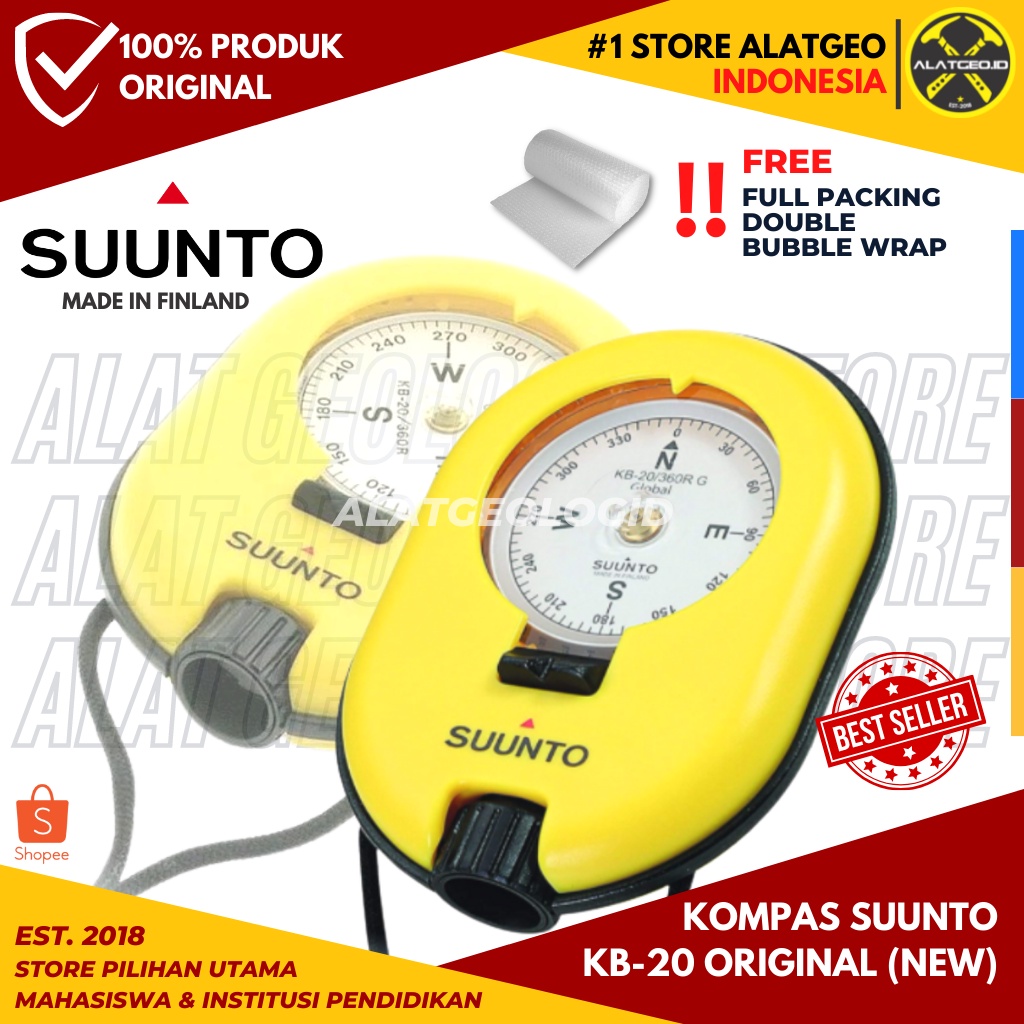 Jual Kompas Suunto KB-20 360R Compass Sunto Plastik Original KB20 Floating | Shopee Indonesia
