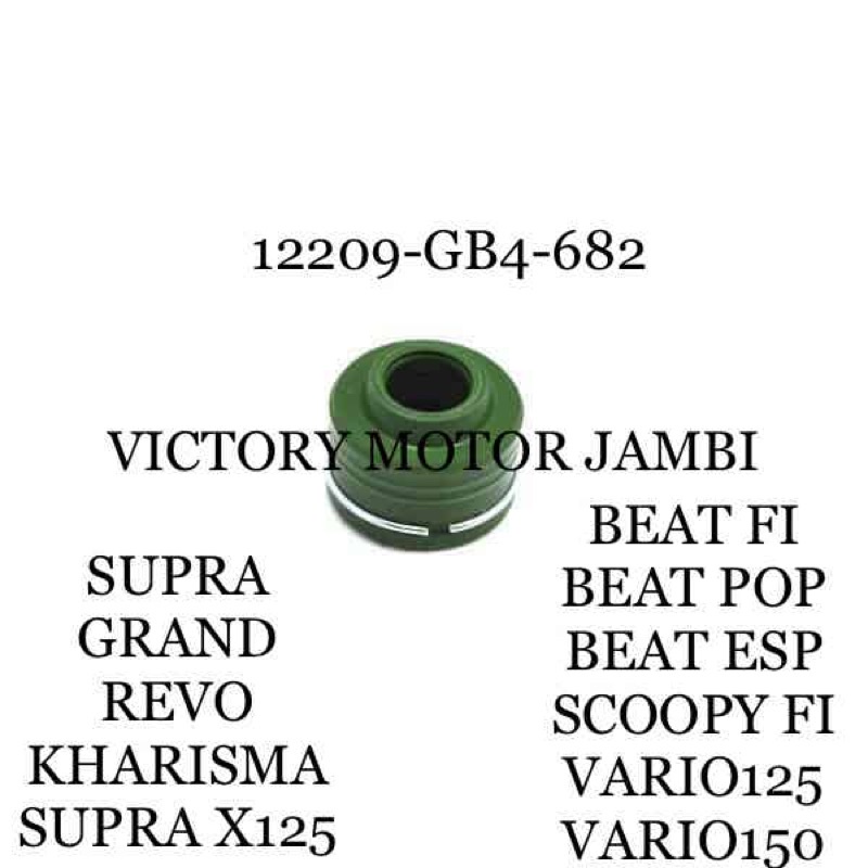 Jual SEAL KLEP SEAL VALVE STEM SUPRA GRAND 12209-GB4-682 HONDA AHM ... Jual SEAL KLEP SEAL VALVE STEM SUPRA GRAND 12209-GB4-682 HONDA AHM ...