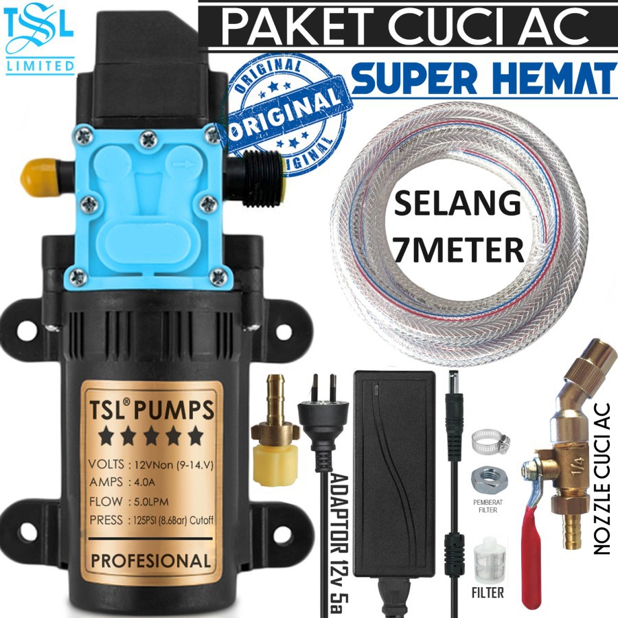 Jual Paket Pompa Cuci AC Super Hemat Tekanan Tinggi Otomatis - TSL ...