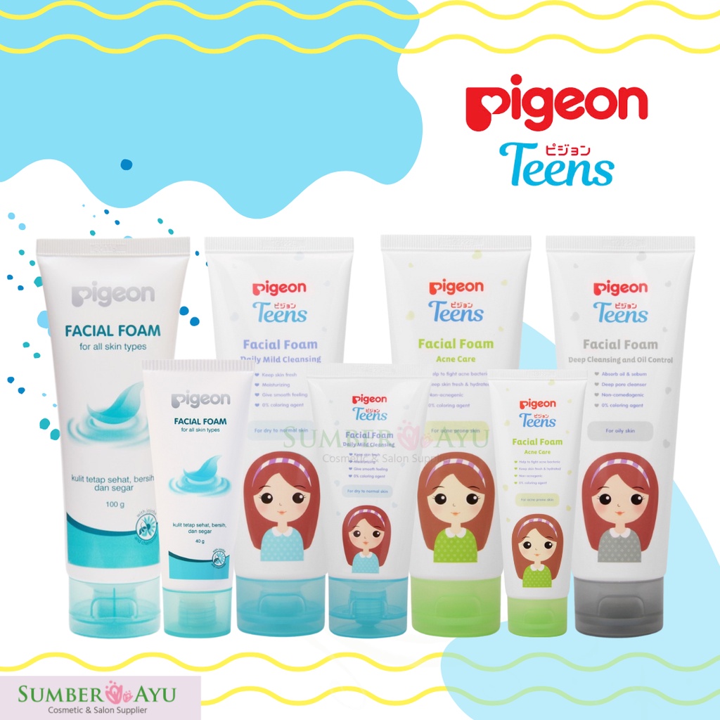 Jual PIGEON TEENS Facial Foam Series | Shopee Indonesia