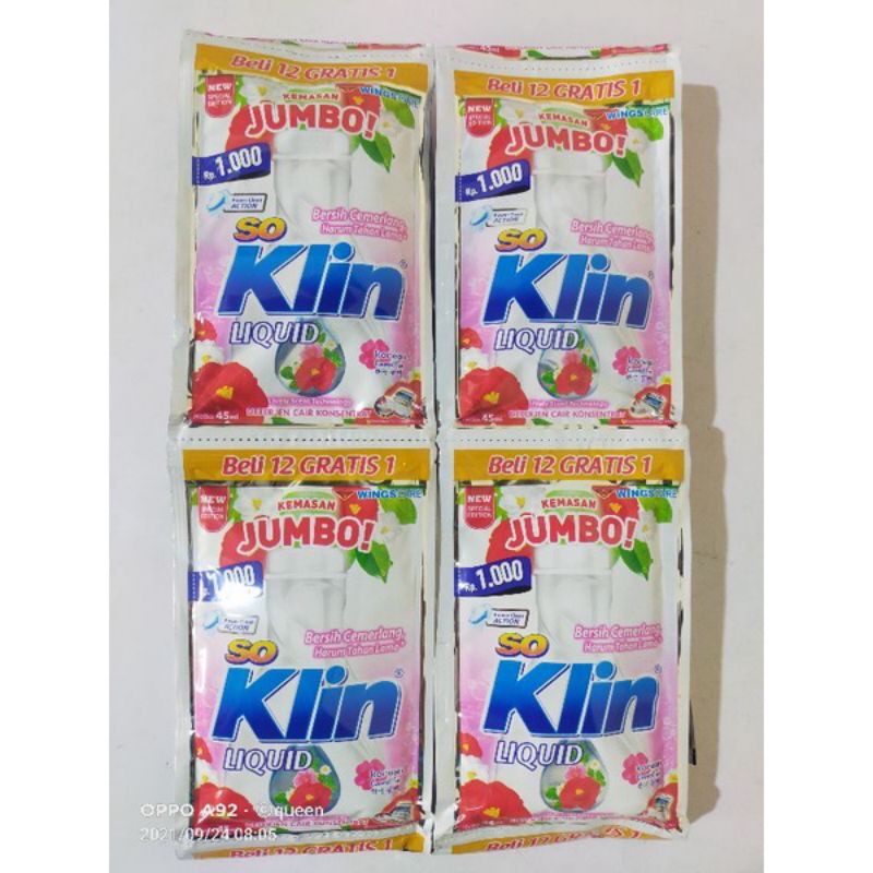 Jual SO KLIN Liquid Korean Camelia Renceng 48ml isi 13 pcs Indonesia ...