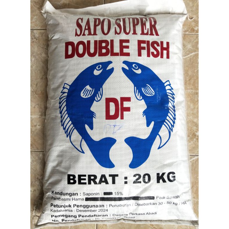 Jual Saponin Super Double Fish @20 Kg | Shopee Indonesia