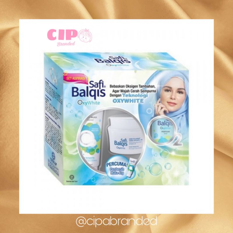 Jual Safi Malaysia | Safi Balqis Oxywhite Set Aspirasi | Shopee Indonesia