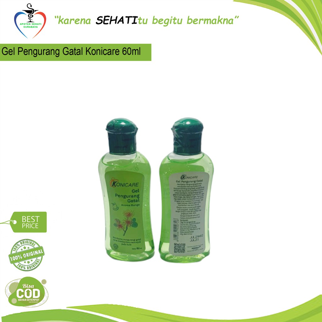 Jual KONICARE GEL PENGURANG GATAL 60ML GIGITAN NYAMUK SERANGGA ...