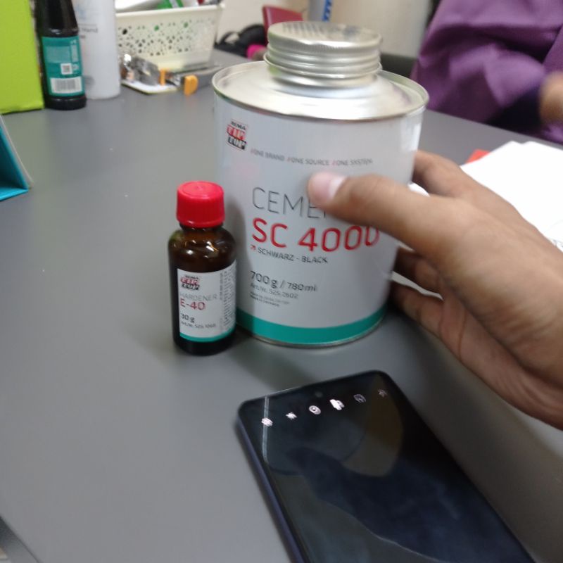 Jual lem cement sc 4000 + hardener | Shopee Indonesia