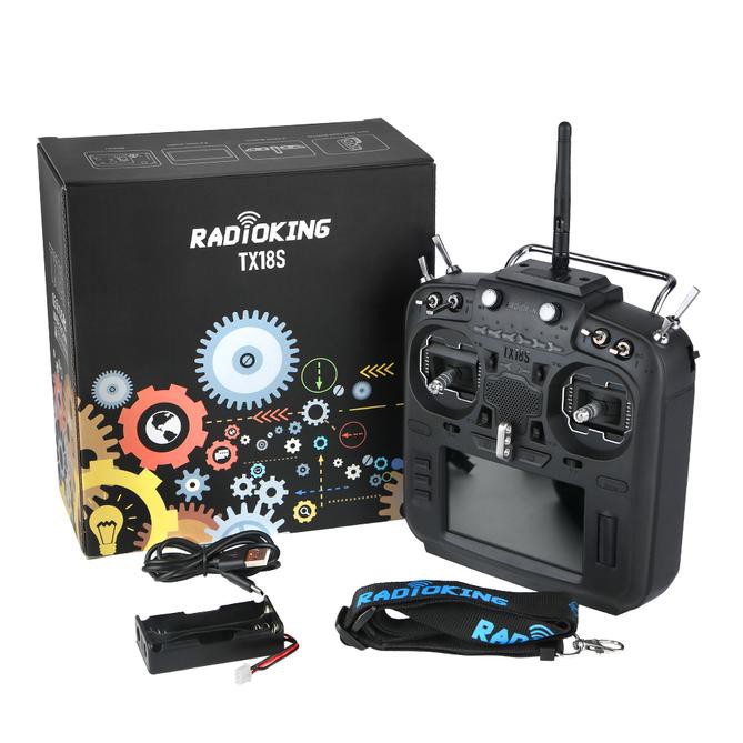 Jual RADIOKING TX18S JUMPER T18 Hall Sensor Gimbals 2.4G OpenTX JP4IN1 ...