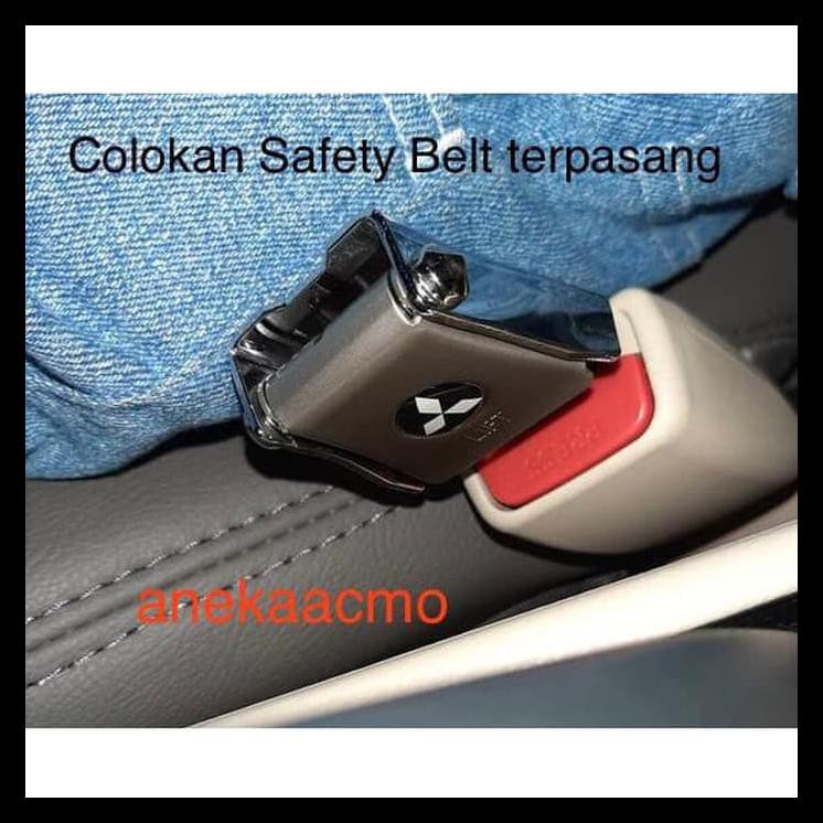 Jual Terlaris Colokan Safety Belt Safetybelt Seat Belt Logo Mitsubishi