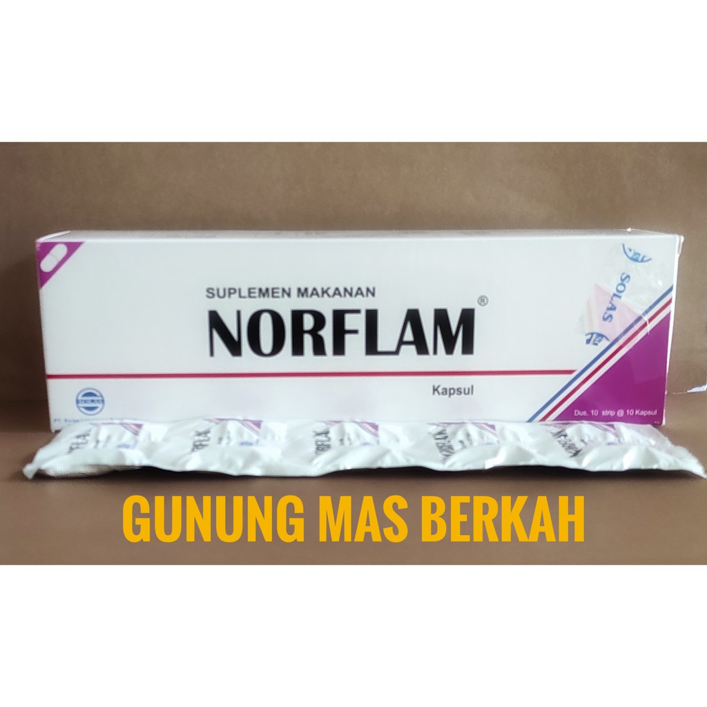 Jual NORFLAM Norflam norflam isi 10 Kapsul - meredakan inflamasi atau ...