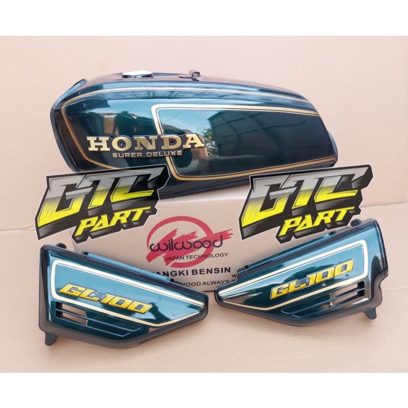 Jual Paket tangki gl 100 warna hijau botol pres pabrik set bok aki gl ...