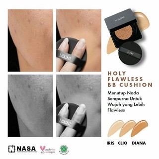 Jual Bb Cushion looke cosmetic Holy flawless menutupi noda membandel ...
