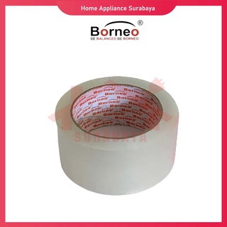 Jual Lakban Isolasi BENING / COKLAT OPP BORNEO TAPE 2 Inch - 48mm x ...
