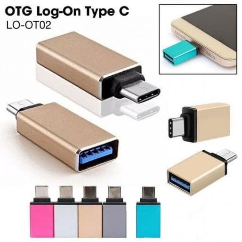 Jual USB 3.0 OTG Type C Metal Jack Adapter Sambungan Flashdisk Ke HP ...