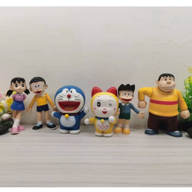 Jual Set Action Figure Doraemon - Action Figure Tokoh Doraemon - Set ...