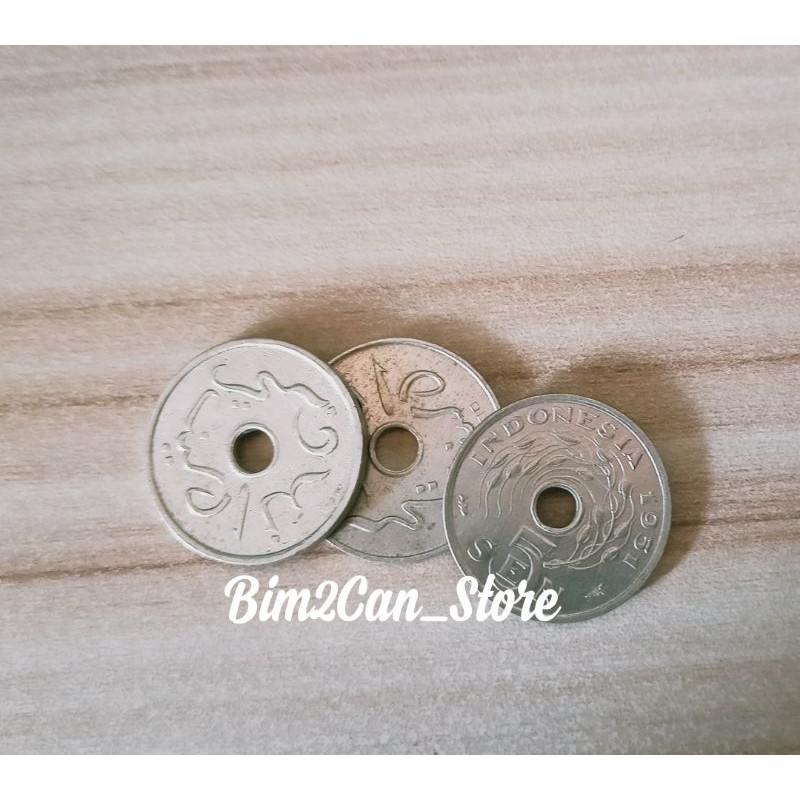 Jual Koin 5 sen bolong Rupiah tahun 1951 | Shopee Indonesia
