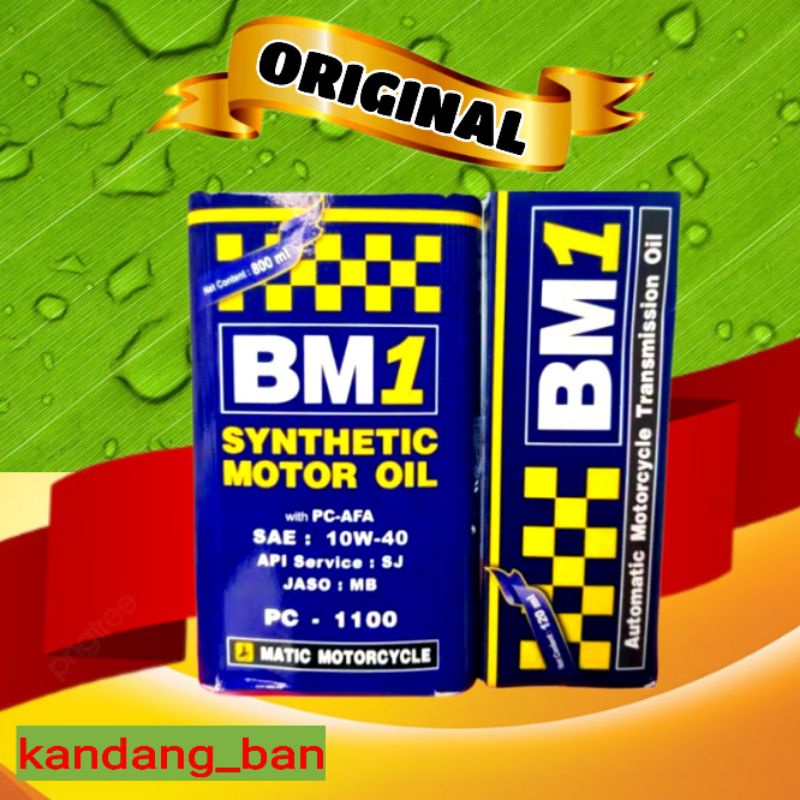 Jual PAKET OLI MATIC BM1 10W-40 0.8L+ OLI GEAR BM1 120 ML | Shopee Indonesia