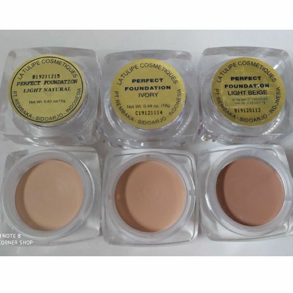 la tulipe perfect foundation | Shopee Indonesia
