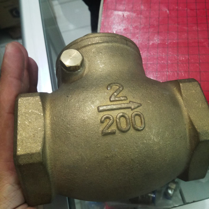 Jual Swing check valve / one way valve / tabok klep merk RYUICHI UK.2"inch | Shopee Indonesia