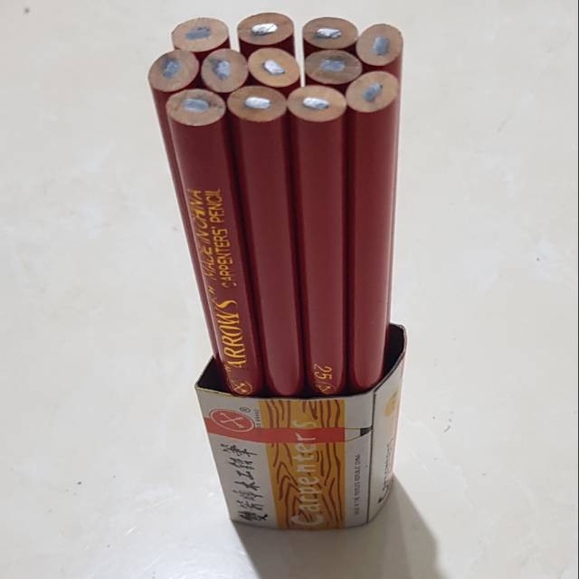 Jual Pensil tukang pensil jumbo pensil besar | Shopee Indonesia