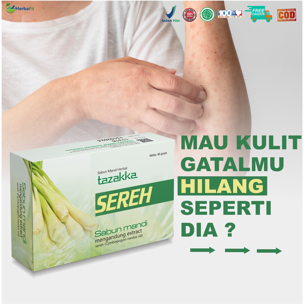Jual Sabun Sereh Gatal Kulit Ampuh bisa untuk Bau Badan dan ...