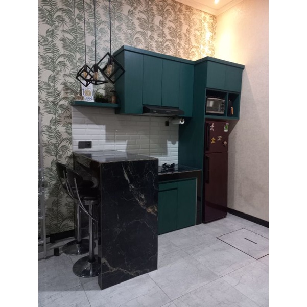 Jual kitchen set minimalis rak dapur minimalis dapur cantik | Shopee ...