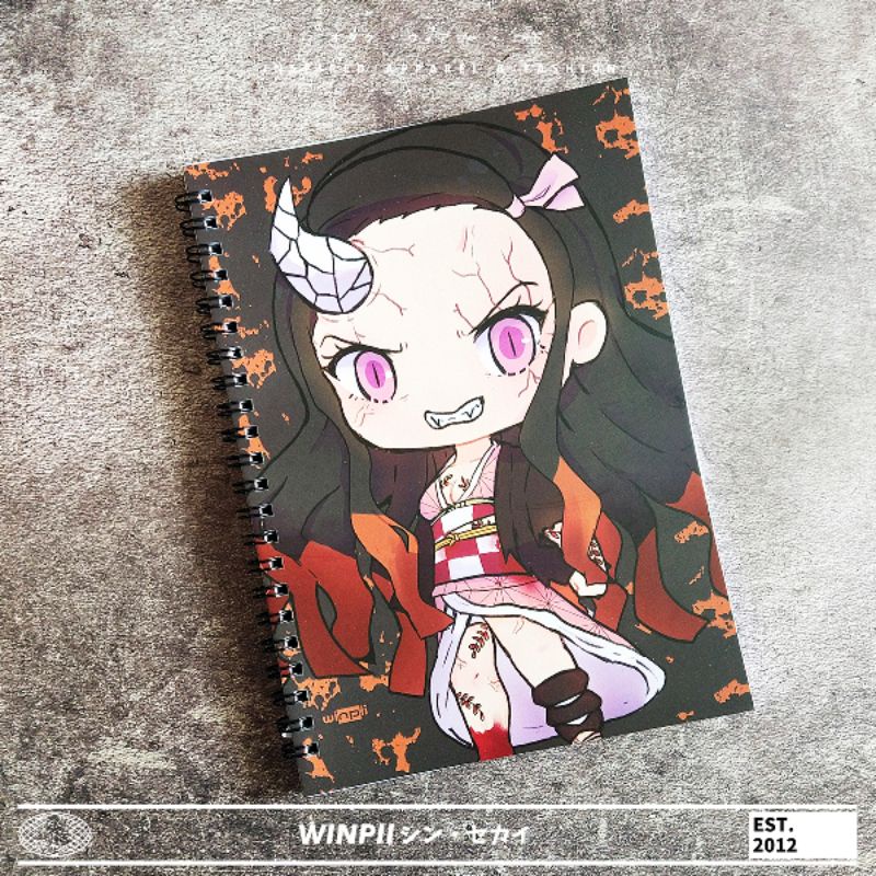 Jual Notebook Nezuko Demon Ver Anime Demon Slayer | Shopee Indonesia