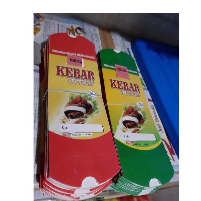 Jual Packing kebab, bungkus kertas tebal kebab turki higenis | Shopee ...