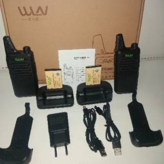 Jual Ht hatong walkie talkie handy talky wlan/wln C1 dock sepasang ...