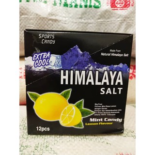 Jual Permen Himalaya Salt Mint Candy Lemon Flavour Isi 12 pcs/box ...