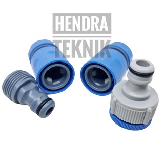 Jual CONNECTOR SAMBUNGAN SELANG AIR SET QUICK COUPLER KOPLING AIR PVC ...