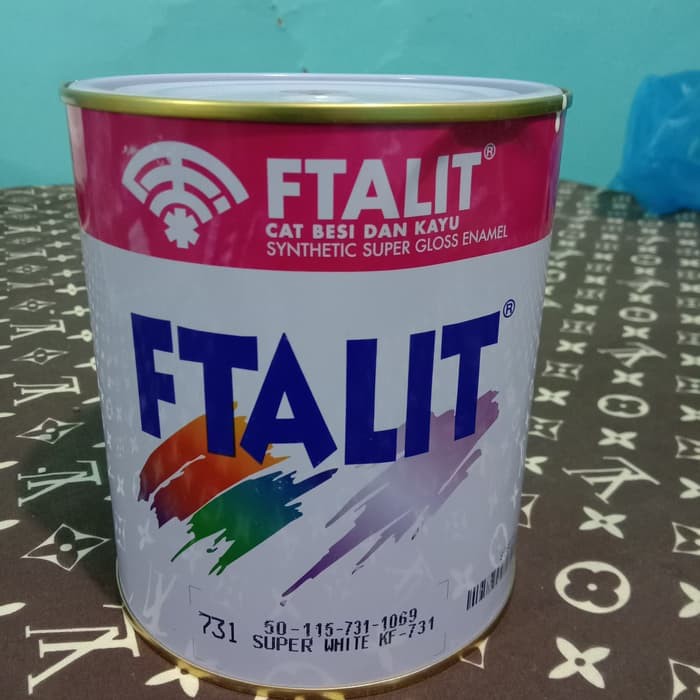 Jual KANSAI FTALIT GLOSS 1KG SUPER WHITE KF-731 PUTIH CAT KAYU DAN BESI ...
