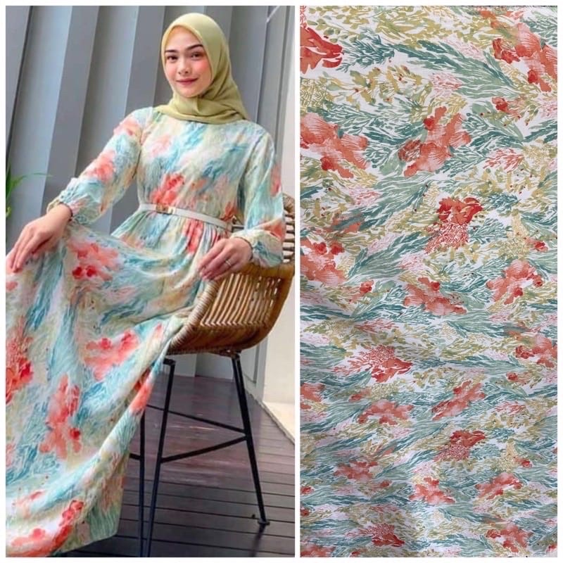 Jual kain rayon motif(Harga 0,5 meter) | Shopee Indonesia