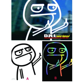 Jual Sticker middle finger pucek STIKER LAPTOP / STIKER HP stiker ...