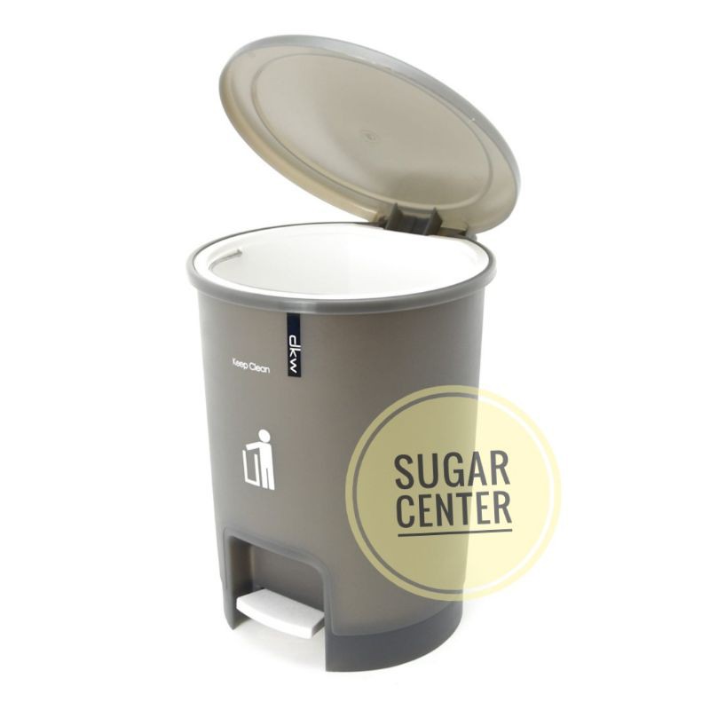 Jual DKW Tempat Sampah Plastik 10 Liter/Tempat Sampah Pedal/Tempat Sampah Injak Keep Clean ...