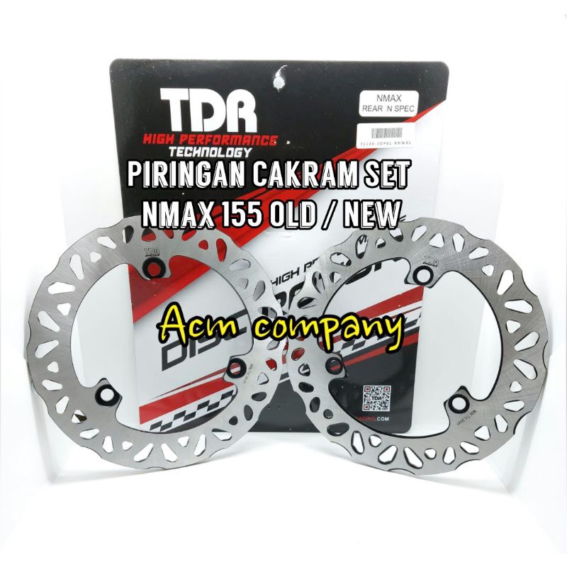 Jual Disc Piringan Cakram Set TDR RACING Yamaha Nmax 155 Old / New Set Dpn Blkg | Shopee Indonesia