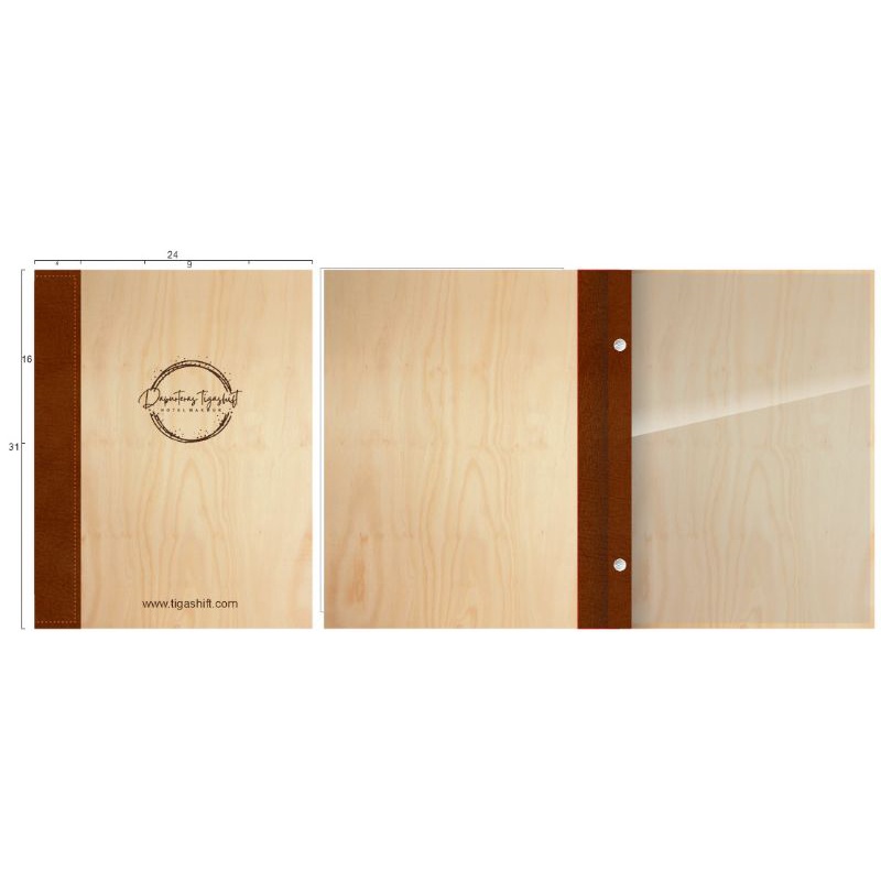 Jual cover menu bahan kayu | Shopee Indonesia