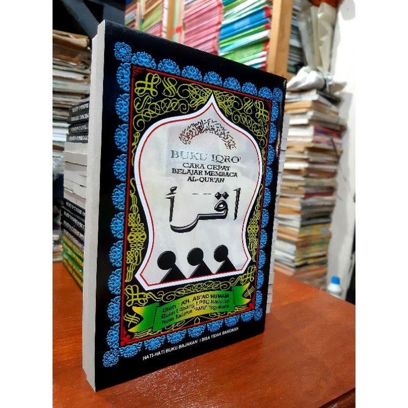 Jual buku Ngaji IQRO bendel jilid 1- 6 besar ukuran A5 | Shopee Indonesia