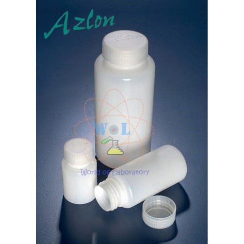 Jual BWH0250PN AZLON Botol Plastik (HDPE) 250ml Wide Neck, Round ...