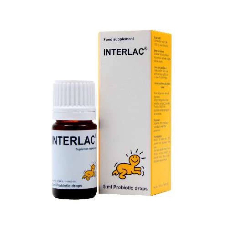 Jual INTERLAC FOOD SUPPLEMENT OIL DROP 5 ML | Shopee Indonesia
