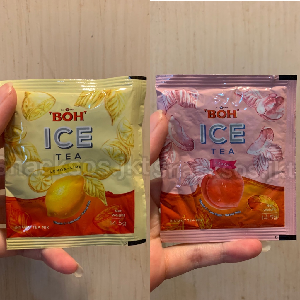 Jual BOH ICE TEA PEACH / LEMON LIME - ES TEH MALAYSIA HALAL | Shopee ...