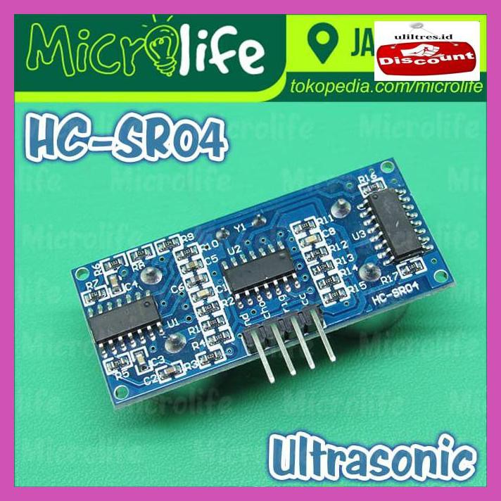 Jual A2Ae3553- Hc-Sr04 Ultrasonic Modul Sensor Jarak T9Gliug8- | Shopee Indonesia