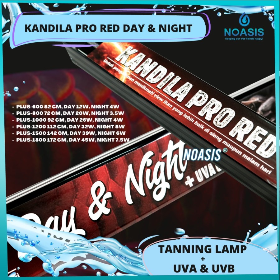 Jual LAMPU LED KANDILA PRO RED DAY AND NIGHT UV A UV B VIEW PLUS ...