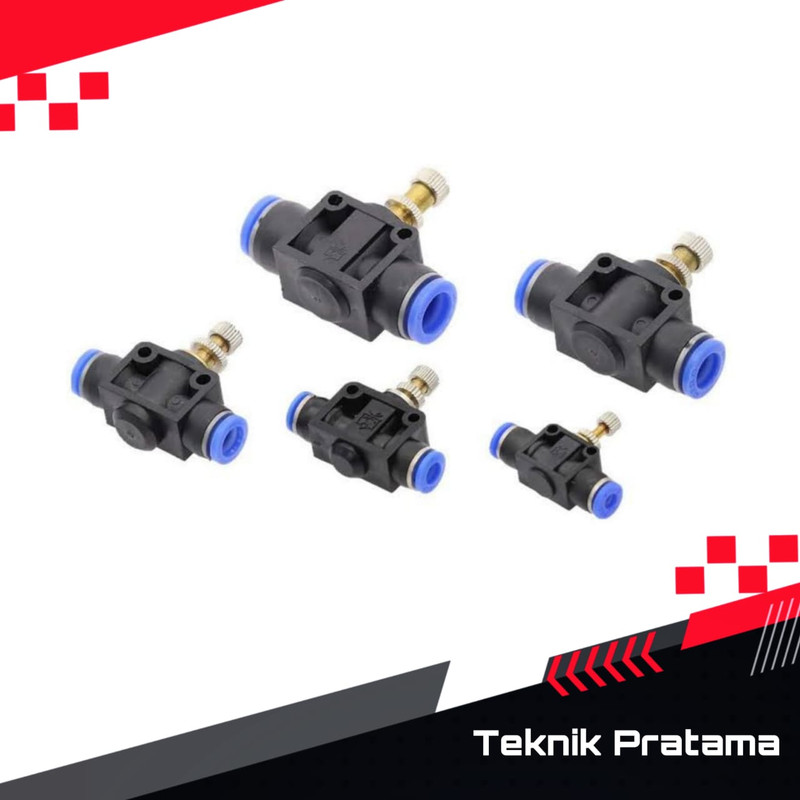 Jual speed control 10mm / pneumatic flow control selang 10 mm x 10 mm | Shopee Indonesia