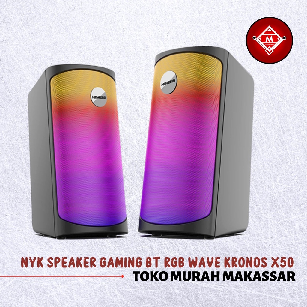 Jual SPEAKER GAMING RGB WAVE KRONOS X50 / BLUETOOTH RHYTHM / SPK08-NYK ...